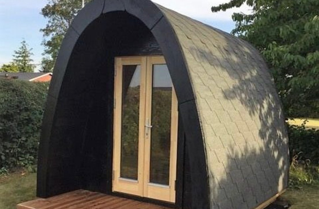 Luxury Insulated Camping Pod 2,4 X 3,0 M - Brit Log Cabins